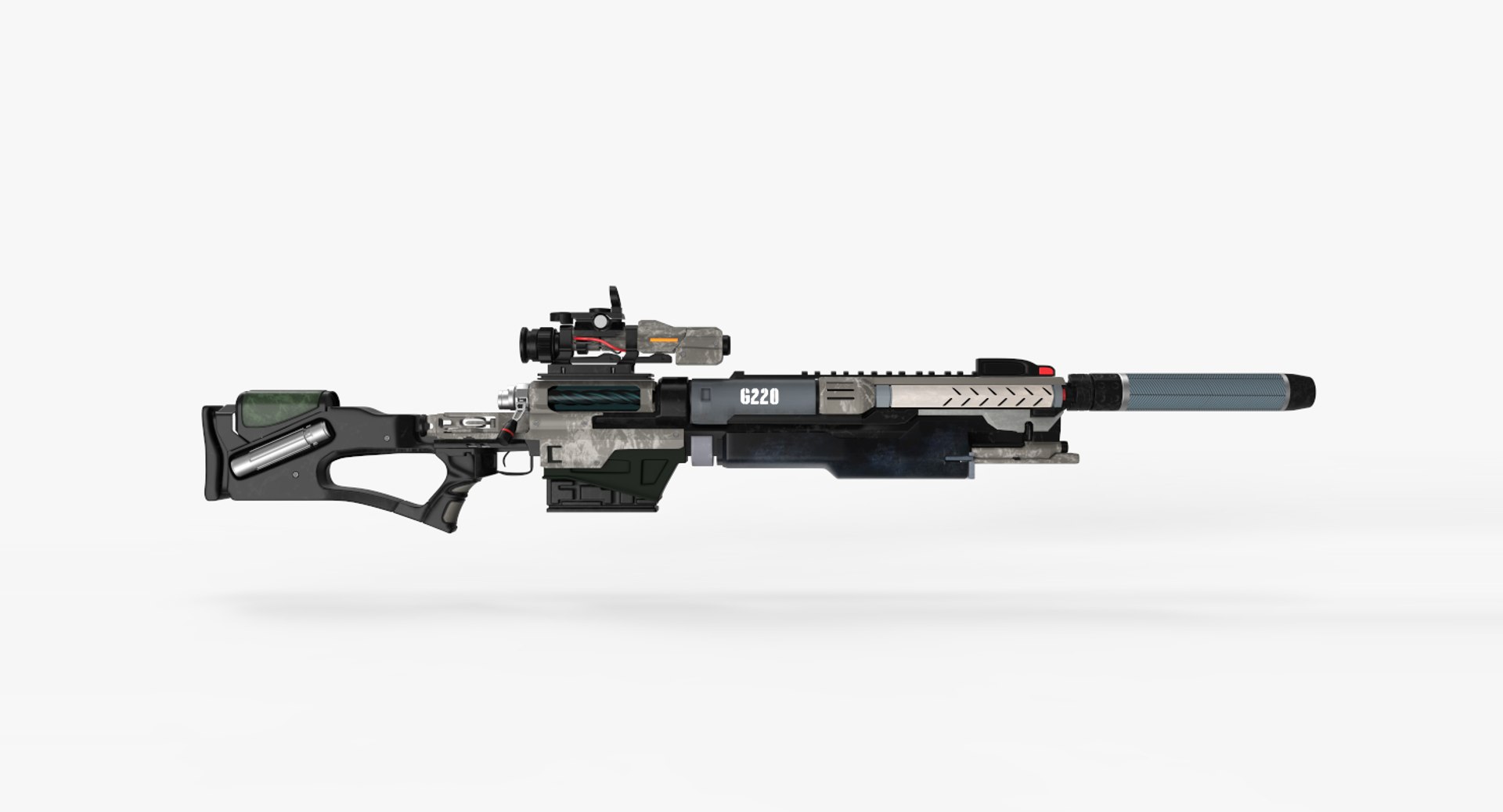 3D Sniper Rifle - TurboSquid 1241242