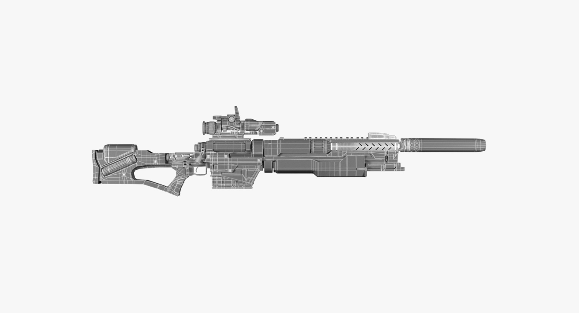 3D Sniper Rifle - TurboSquid 1241242