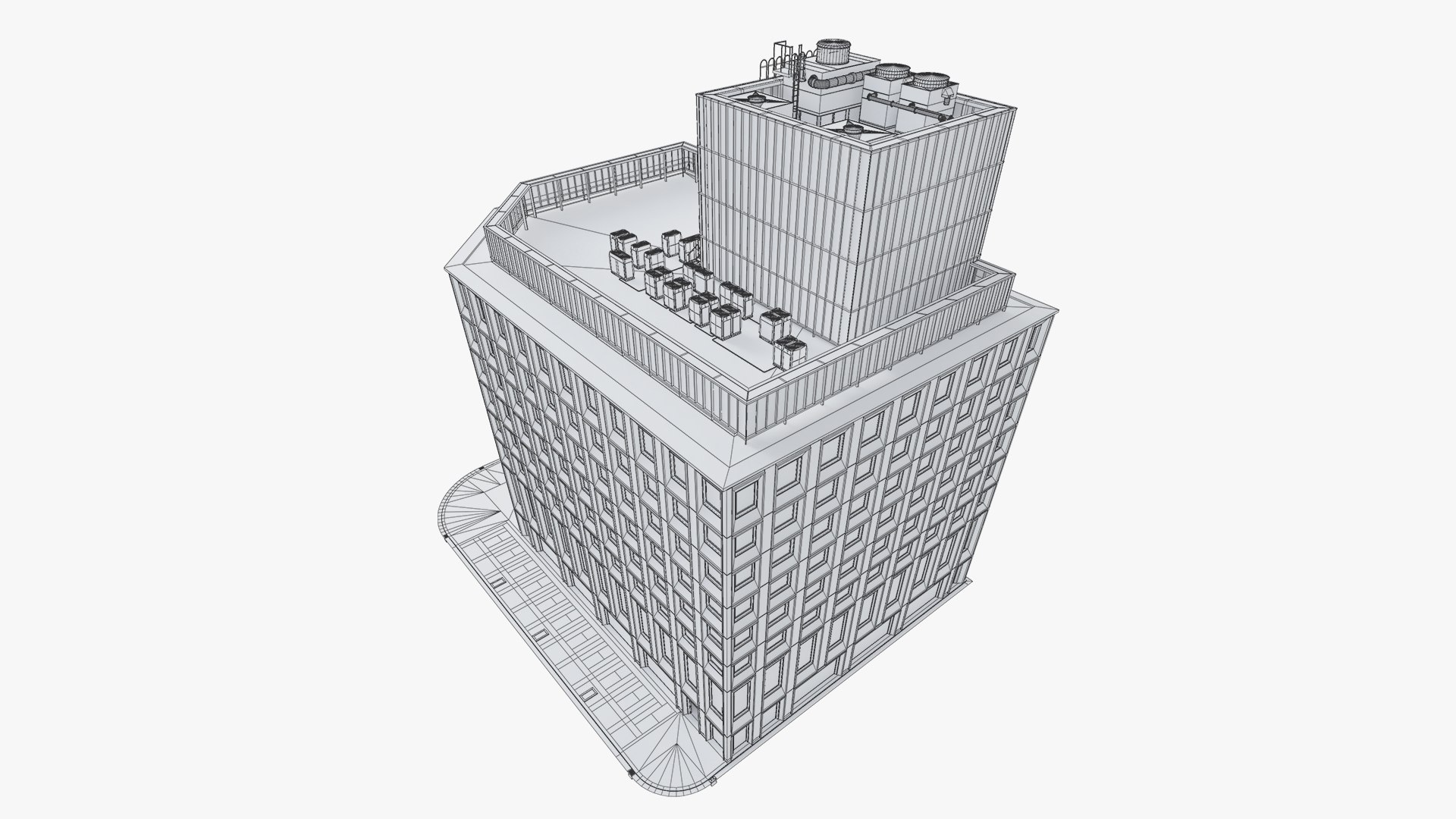 Modular City - Building AS50 3D Model - TurboSquid 2077427