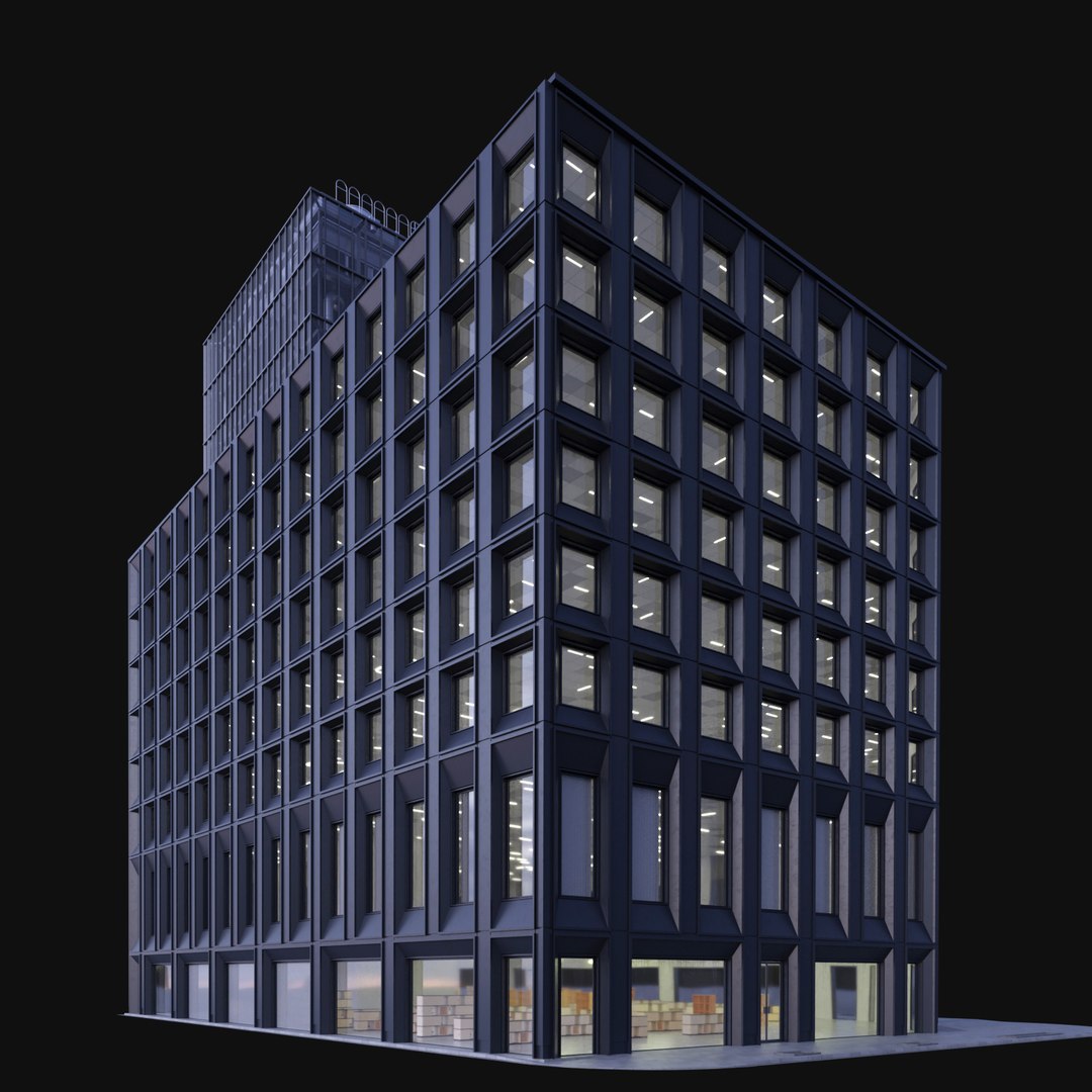 Modular City - Building AS50 3D Model - TurboSquid 2077427