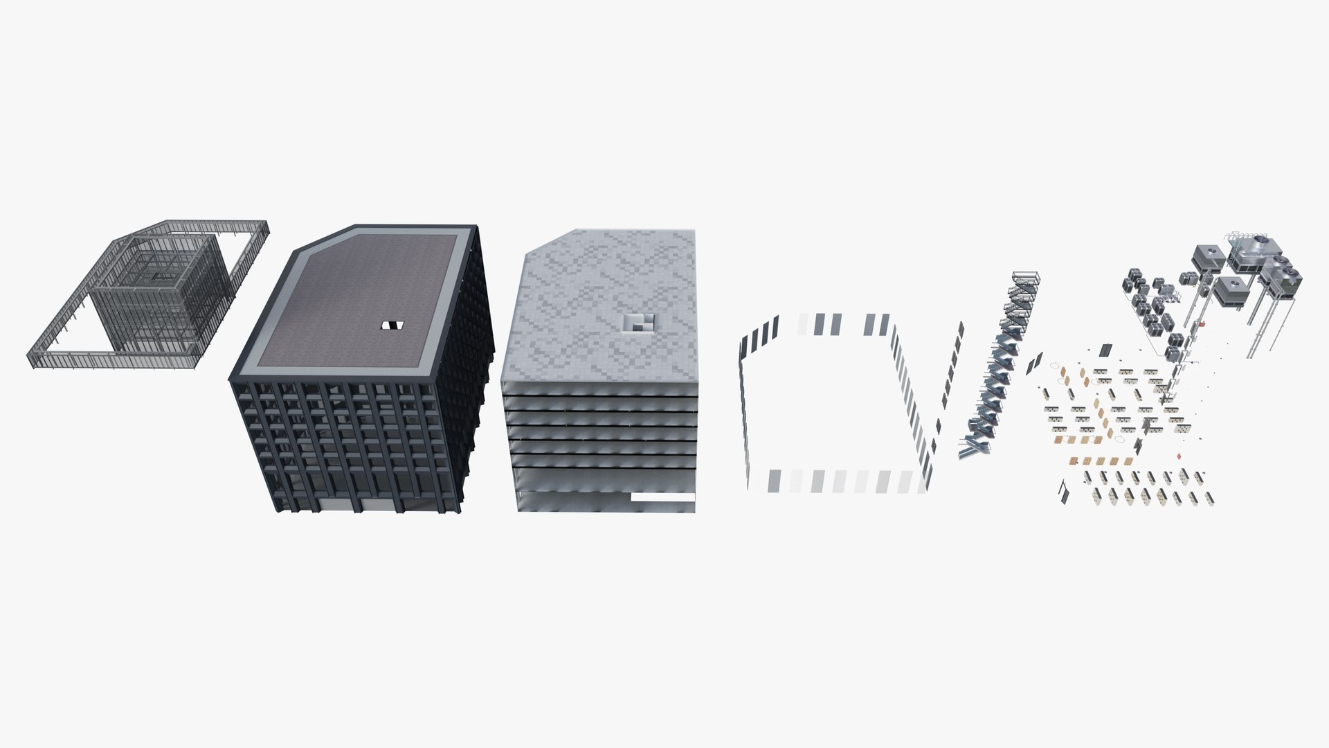 Modular City - Building AS50 3D Model - TurboSquid 2077427