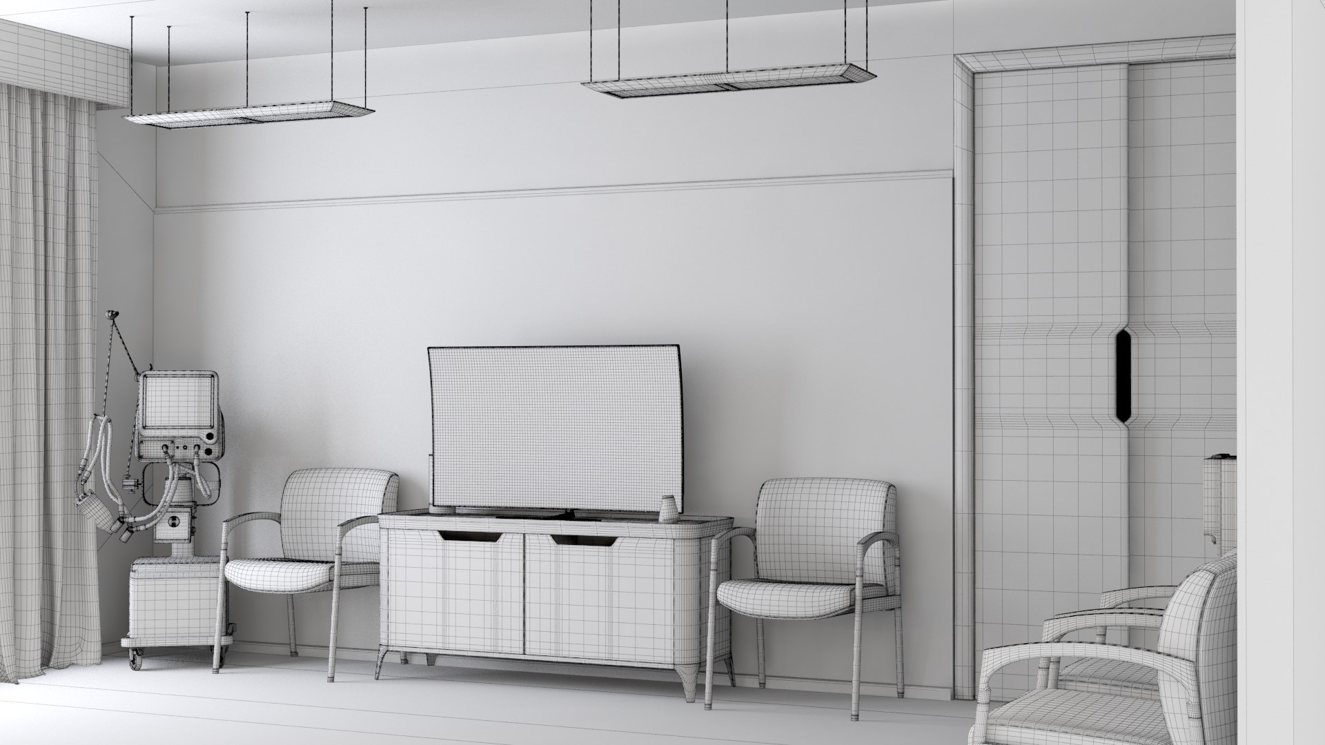 3D Private Ward Hd - TurboSquid 1575836