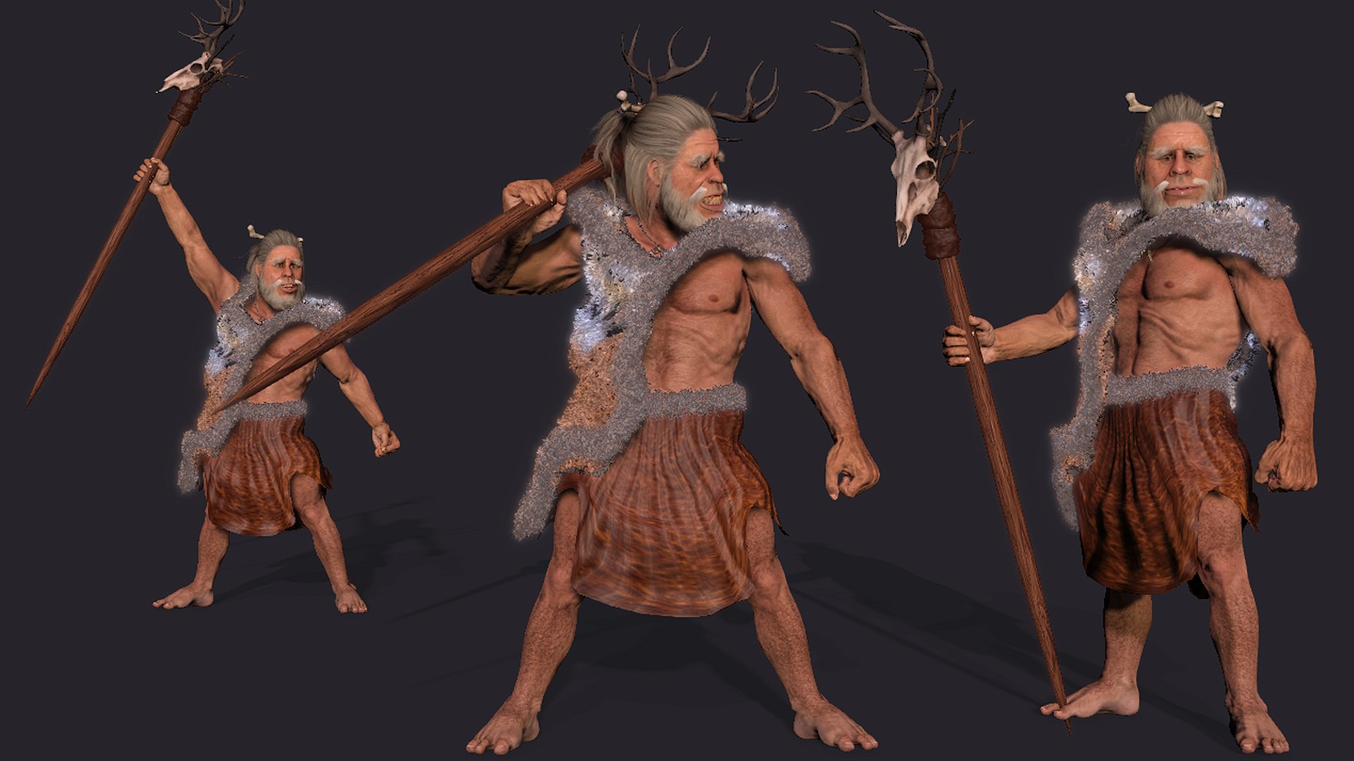 CaveMan 3D Model - TurboSquid 1840921