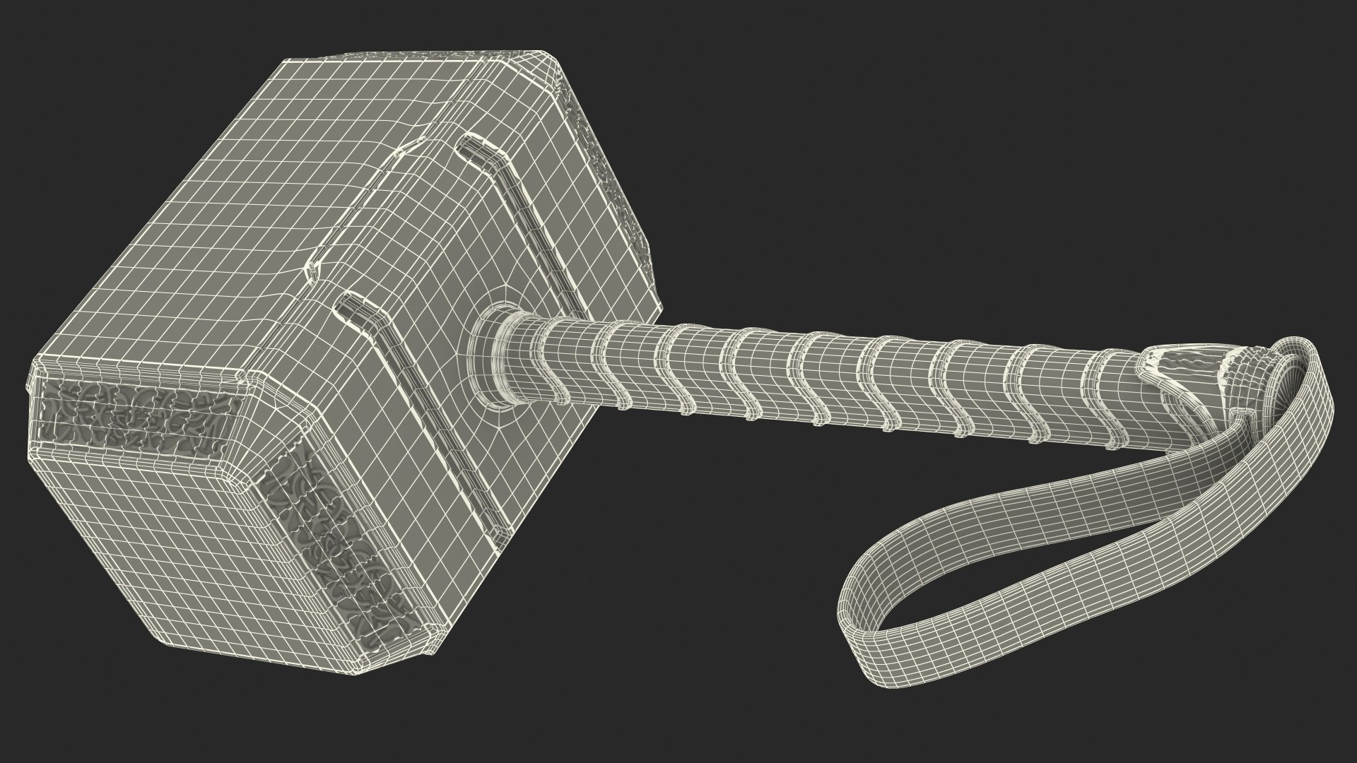 3D thor hammer mjolnir - TurboSquid 1446969