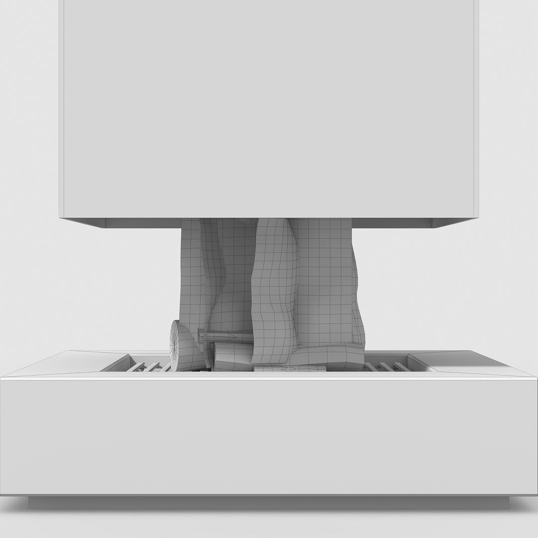 Fireplace Glass 3d Model