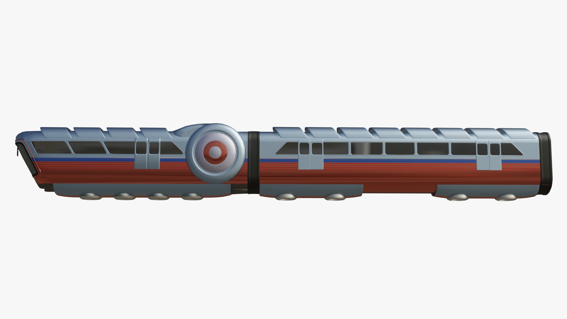 Futuristic Train Model - TurboSquid 1899069