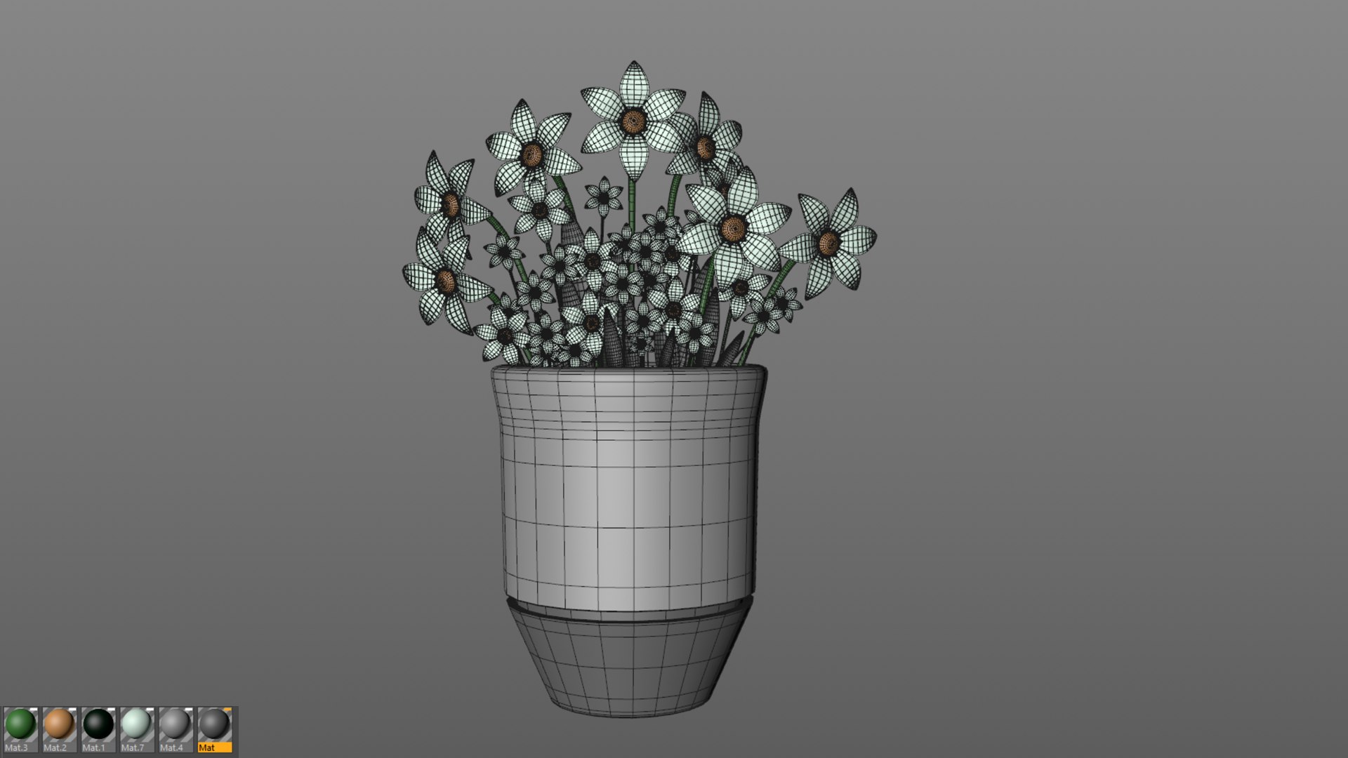 3D Cartoon Star Flower - TurboSquid 1877697