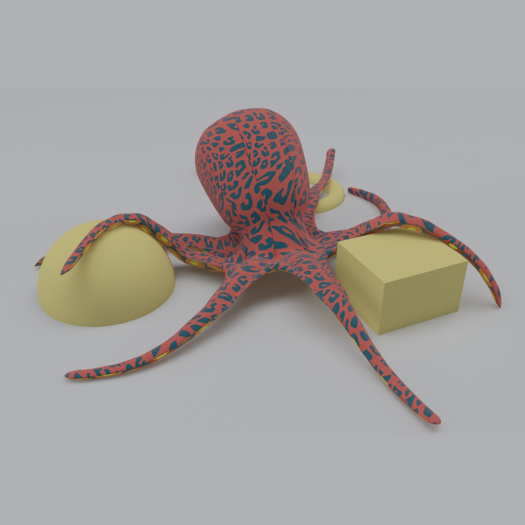 Octopus Toy 3D - TurboSquid 1159188