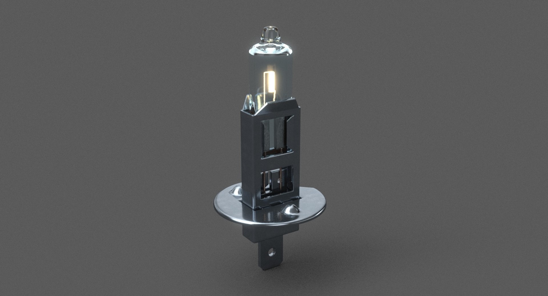 3D H1 Halogen Car Light - TurboSquid 1344983