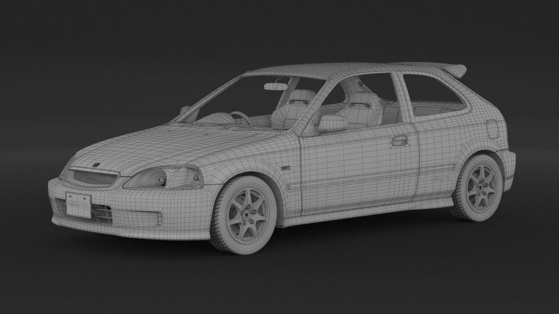 Civic Type R 3D Model - TurboSquid 1511974