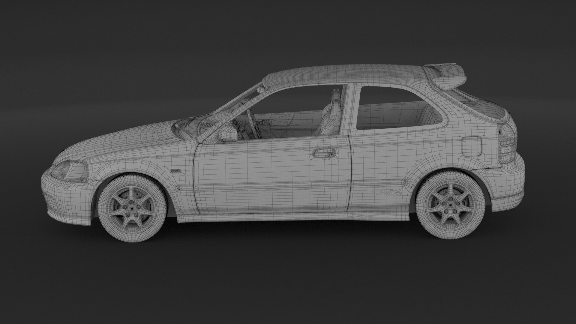 Civic Type R 3D Model - TurboSquid 1511974