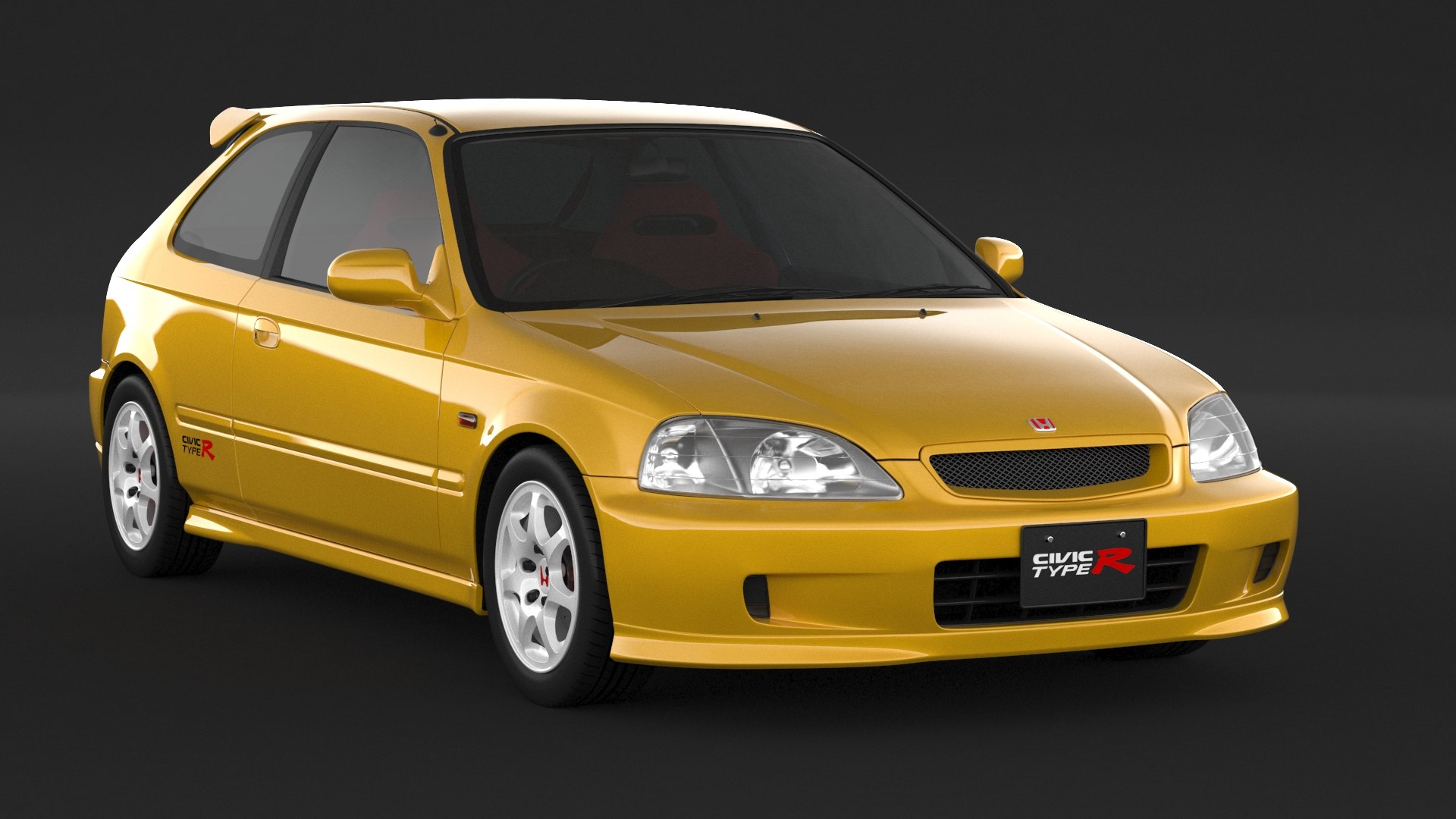 Civic Type R 3D Model - TurboSquid 1511974