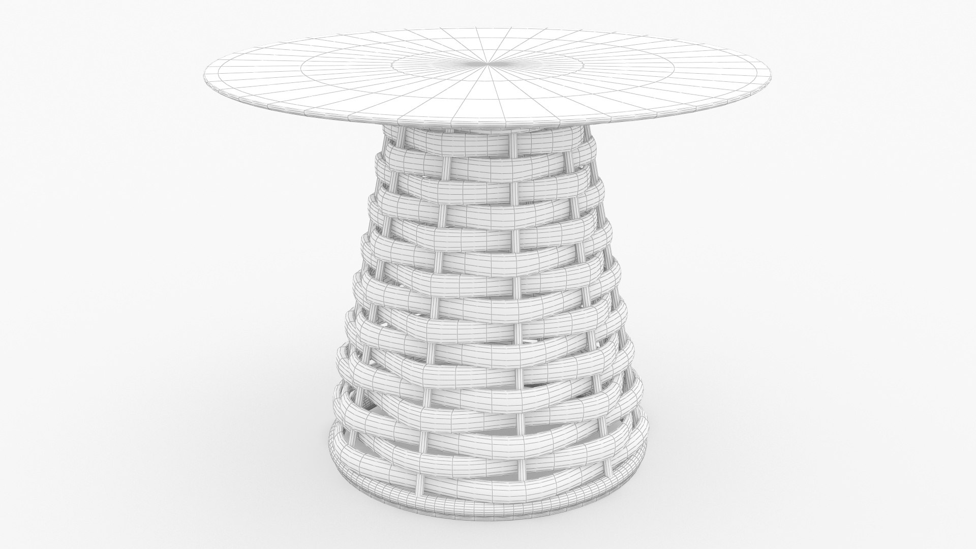 HUG Round Lunch Table Model - TurboSquid 2275424