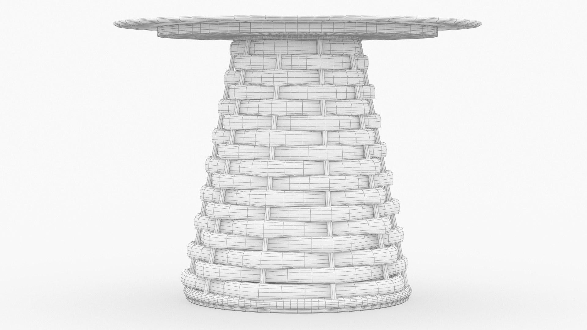 HUG Round Lunch Table Model - TurboSquid 2275424