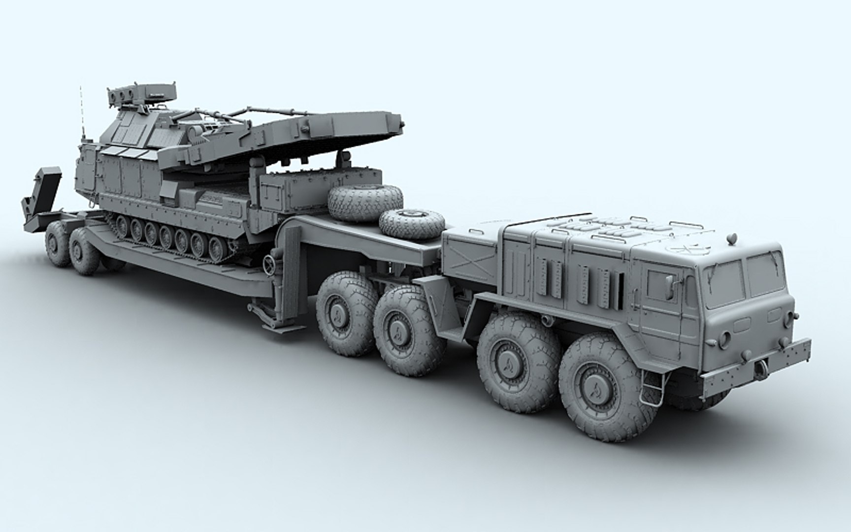 Maz 537 Trailer 3d Max