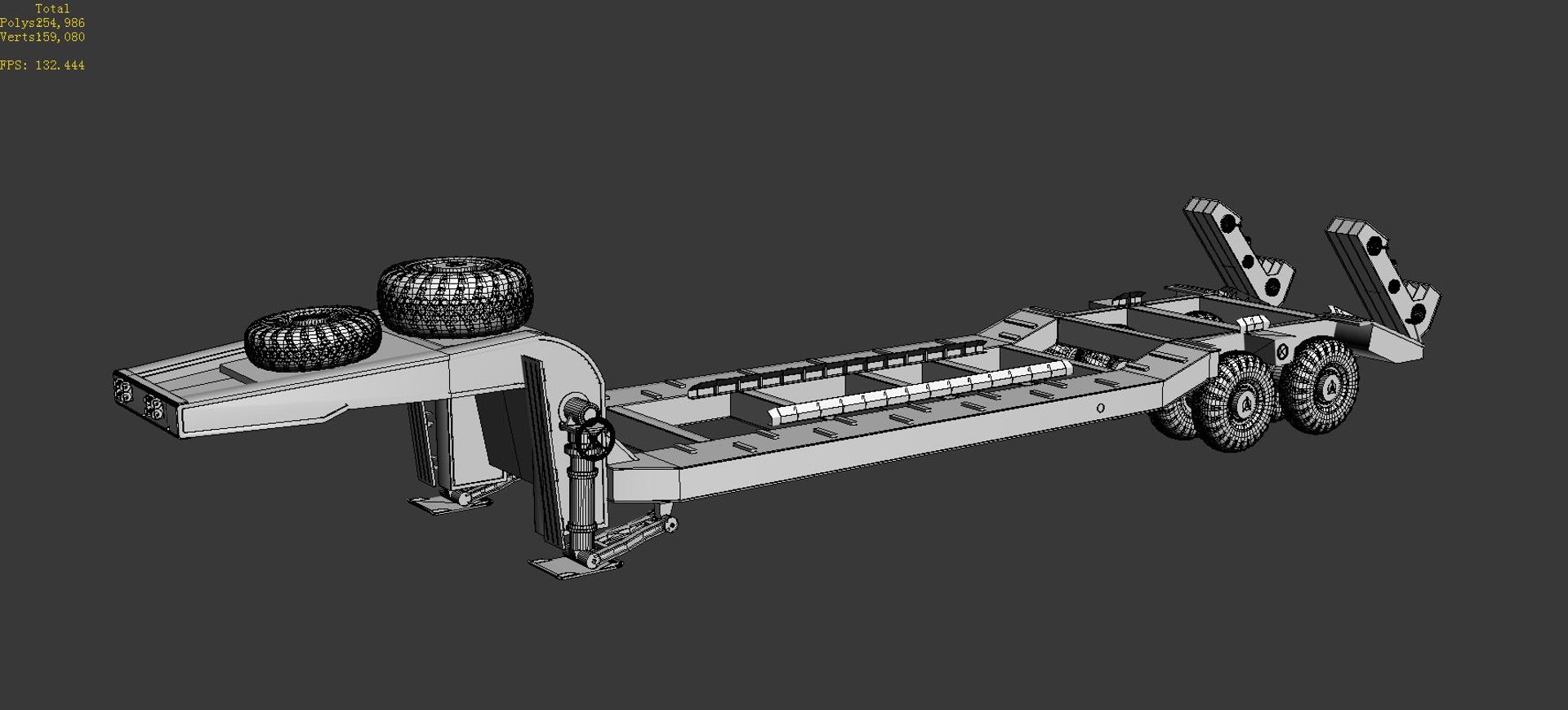 Maz 537 Trailer 3d Max