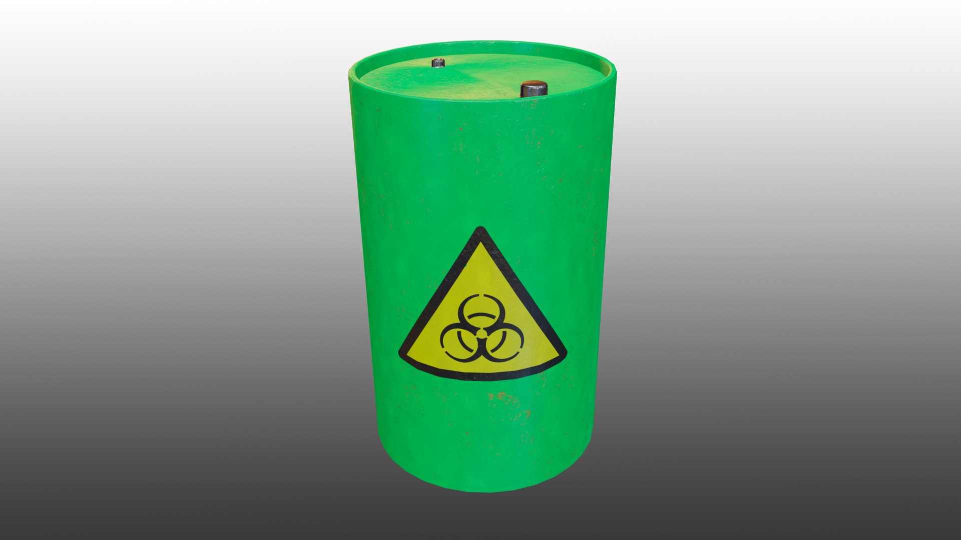 Barrel Biohazard Waste Industry 3D Model - TurboSquid 1562222