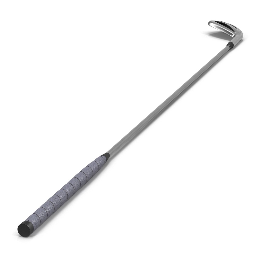 3d 2 iron golf club model