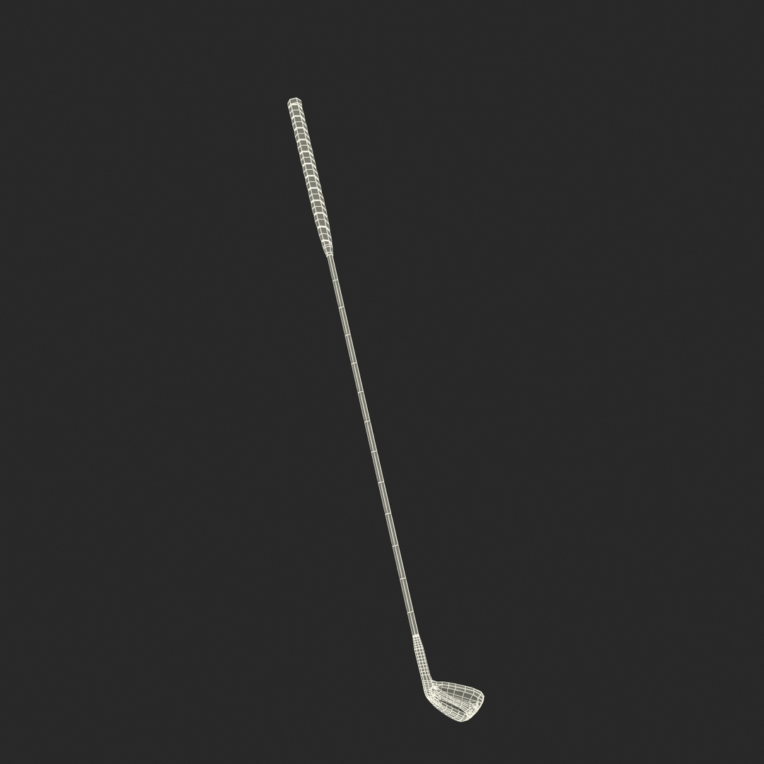 3d 2 Iron Golf Club Model