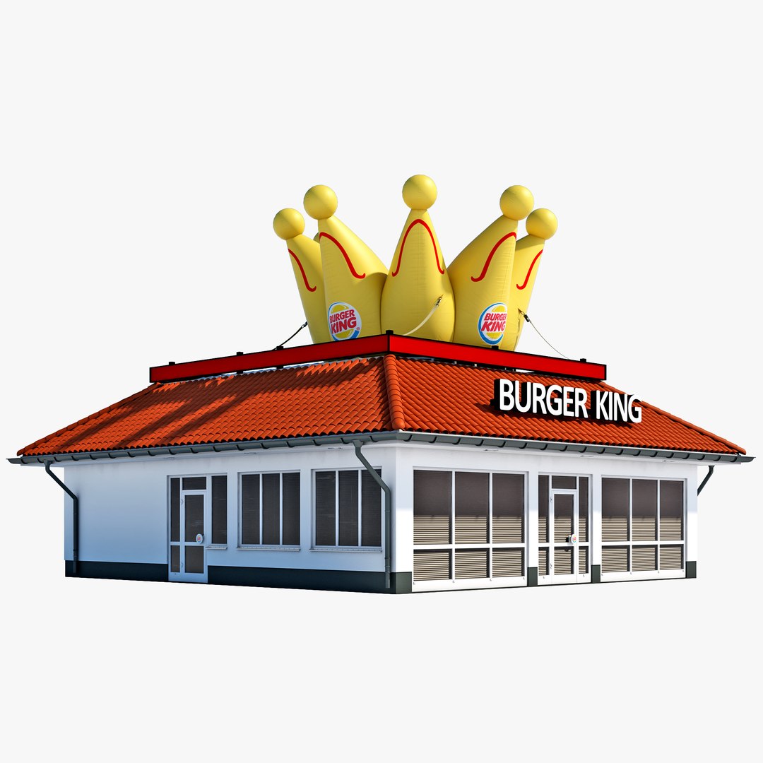 3d Fast Food Restaurant Model