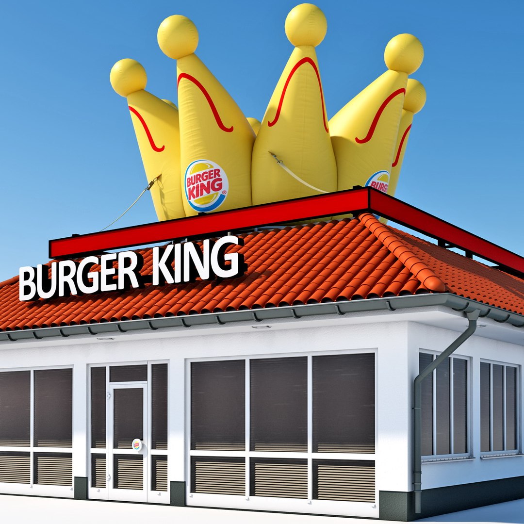 3d Fast Food Restaurant Model