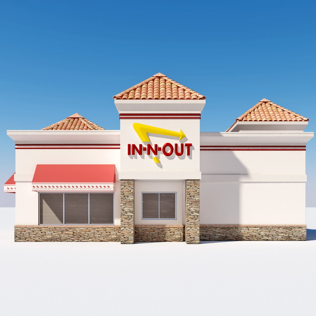 3d Fast Food Restaurant Model