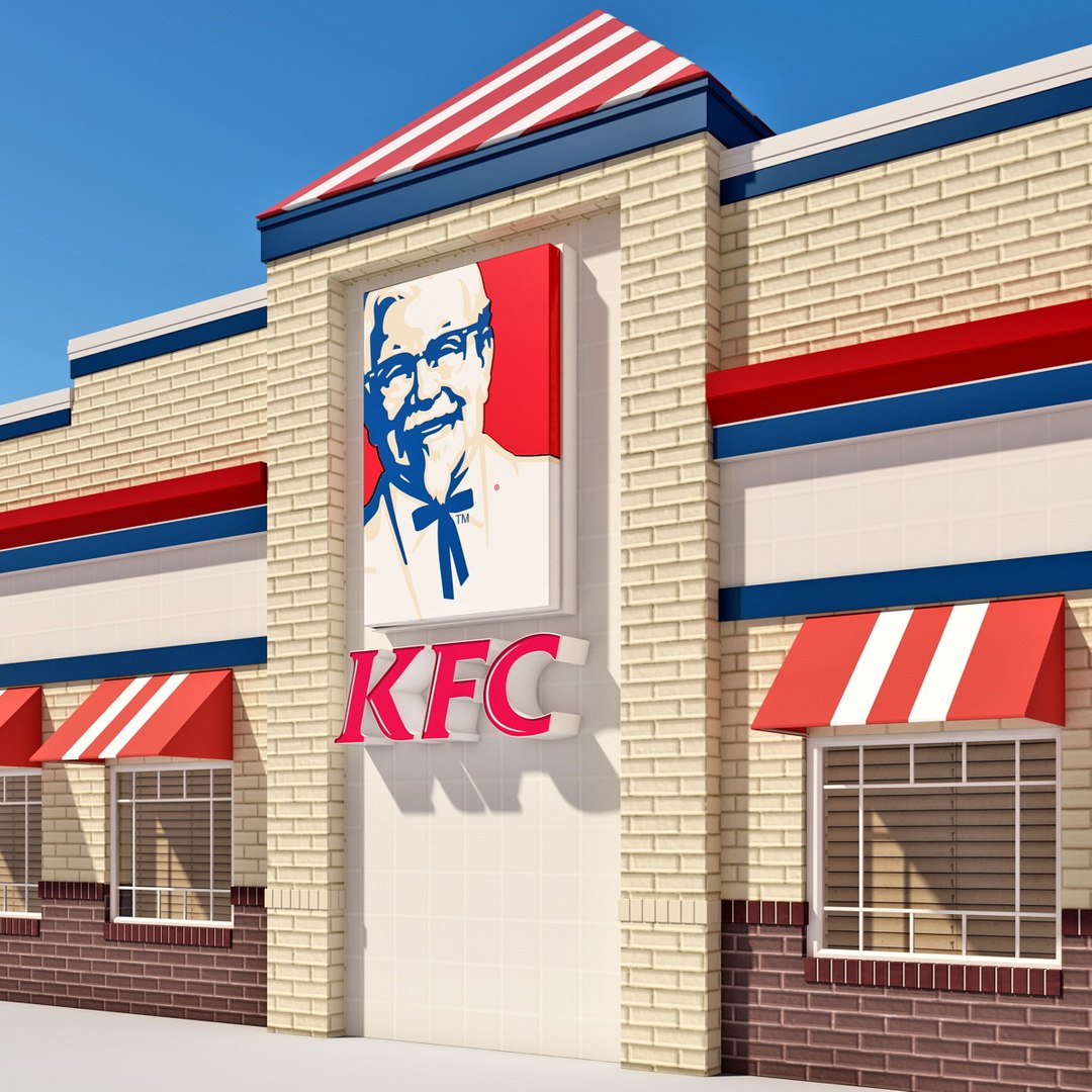 3d Fast Food Restaurant Model