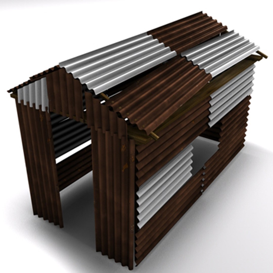 3d plate metal model