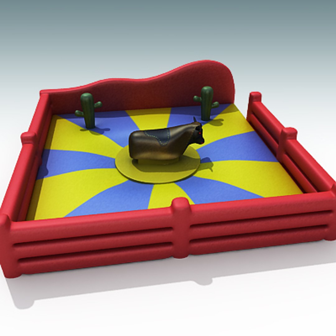 3d Model Inflatable Rodeo Ride