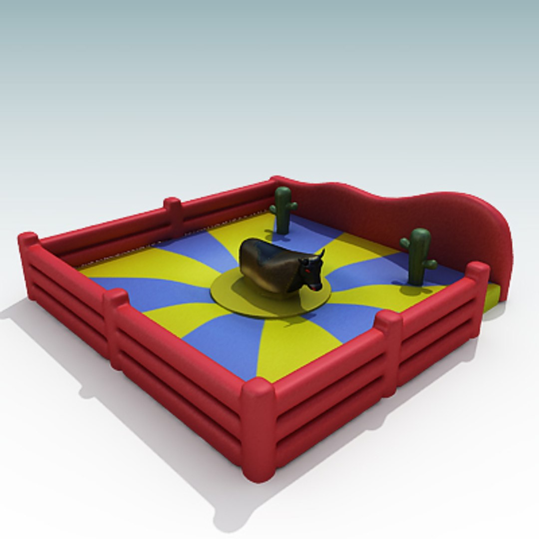 3d Model Inflatable Rodeo Ride