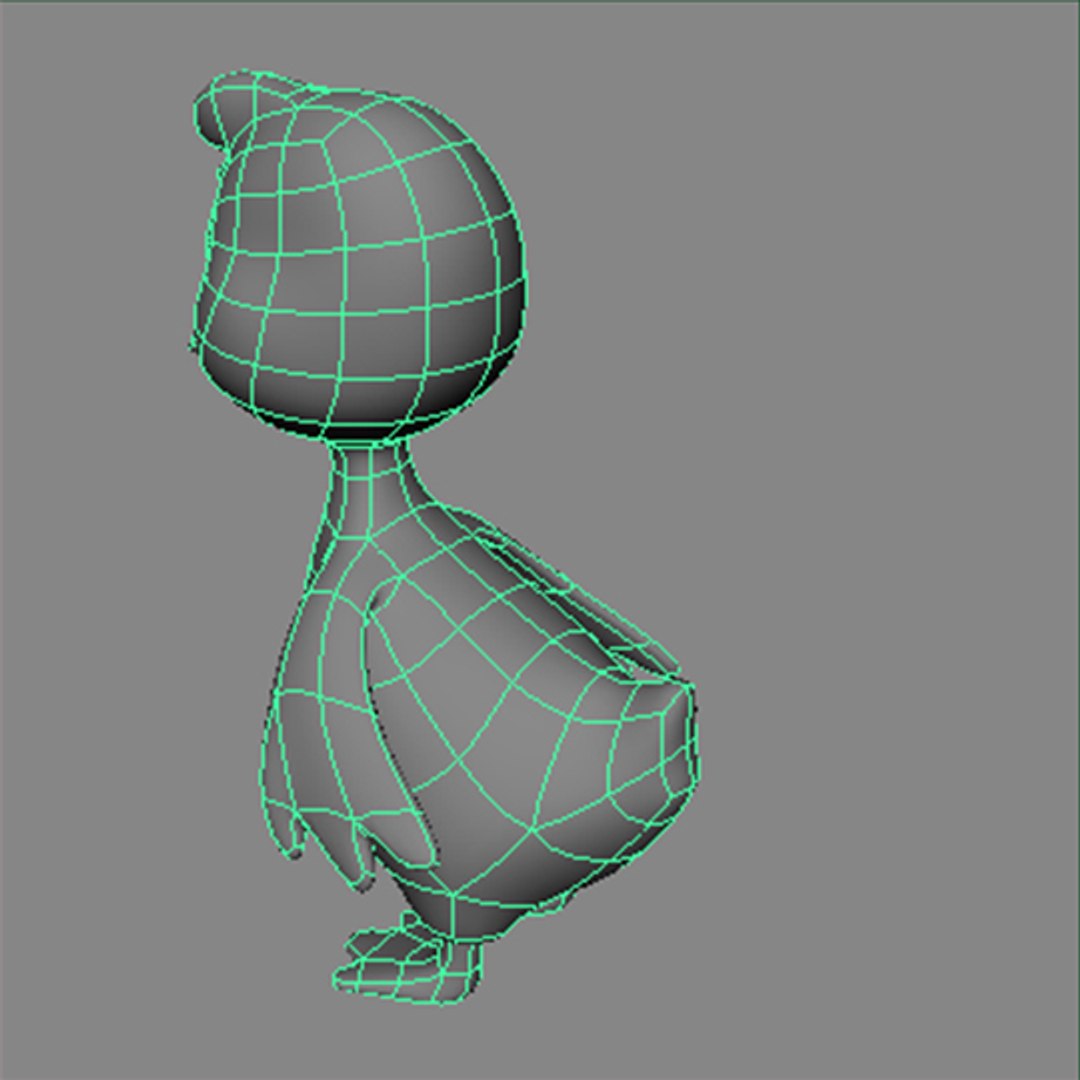 Cartoon Duck 3D Model - TurboSquid 1323698