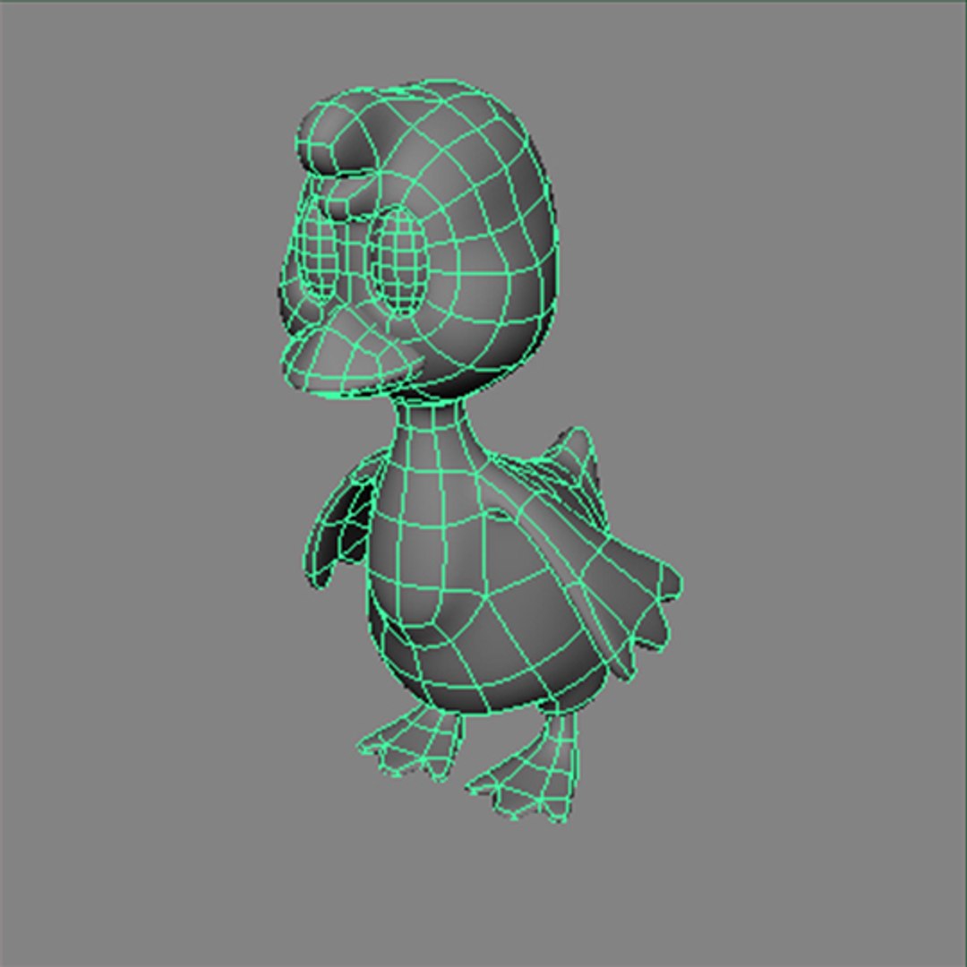 Cartoon Duck 3D Model - TurboSquid 1323698