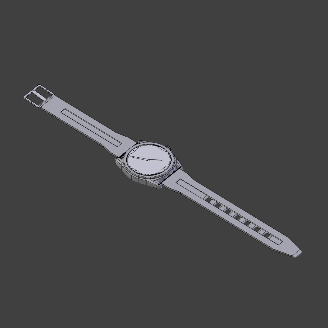 Free Black Watch 3d Model