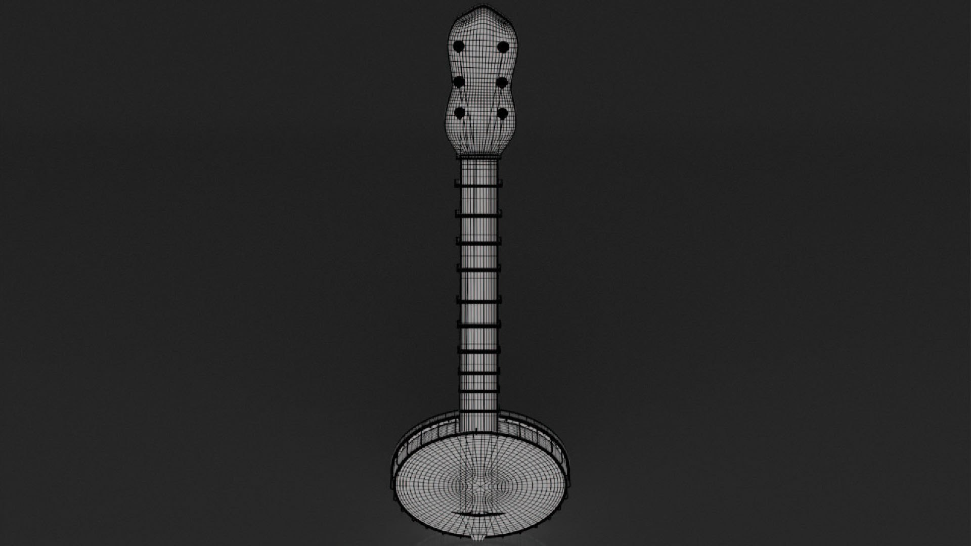 3D Banjo Model - TurboSquid 1906214