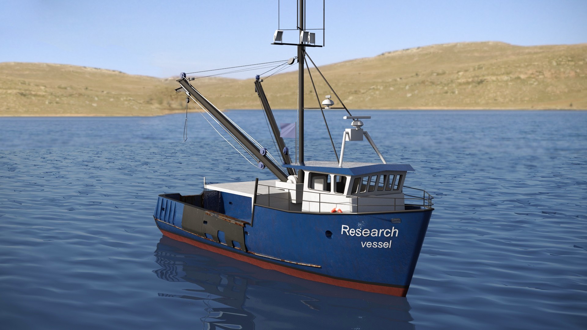 3D Research Boat - TurboSquid 2187876