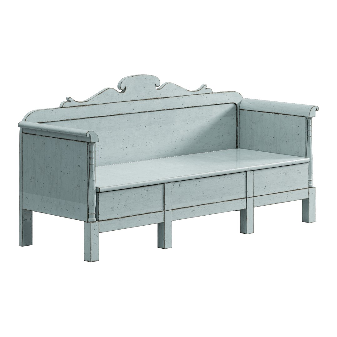 3D Old Bench - TurboSquid 2127597