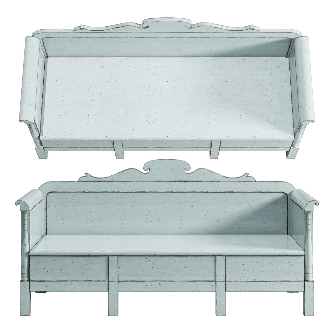 3D Old Bench - TurboSquid 2127597