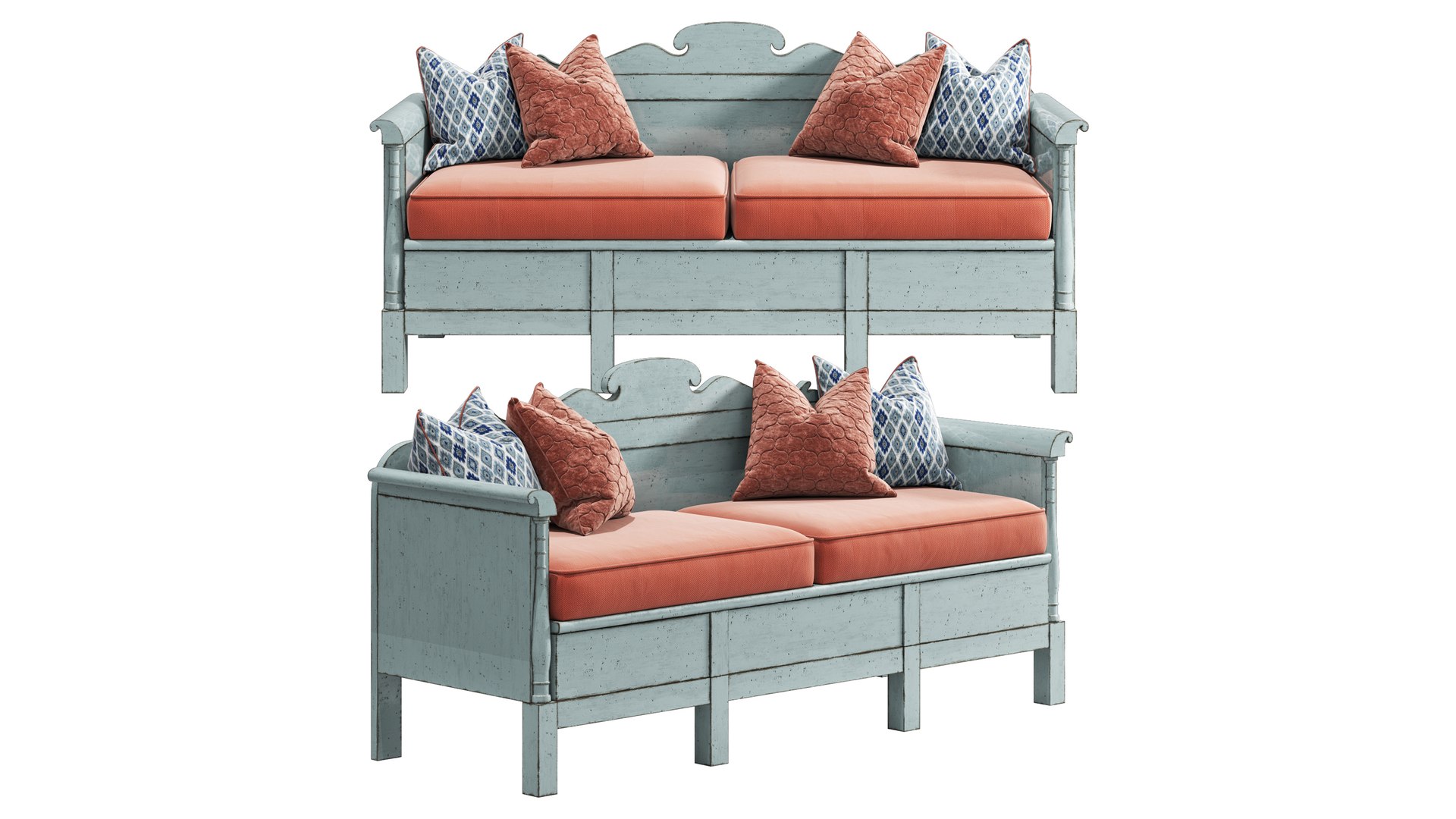 3D Old Bench - TurboSquid 2127597