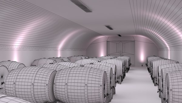 Wine Cellar 3D model - TurboSquid 1878545