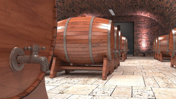 Wine Cellar 3D model - TurboSquid 1878545