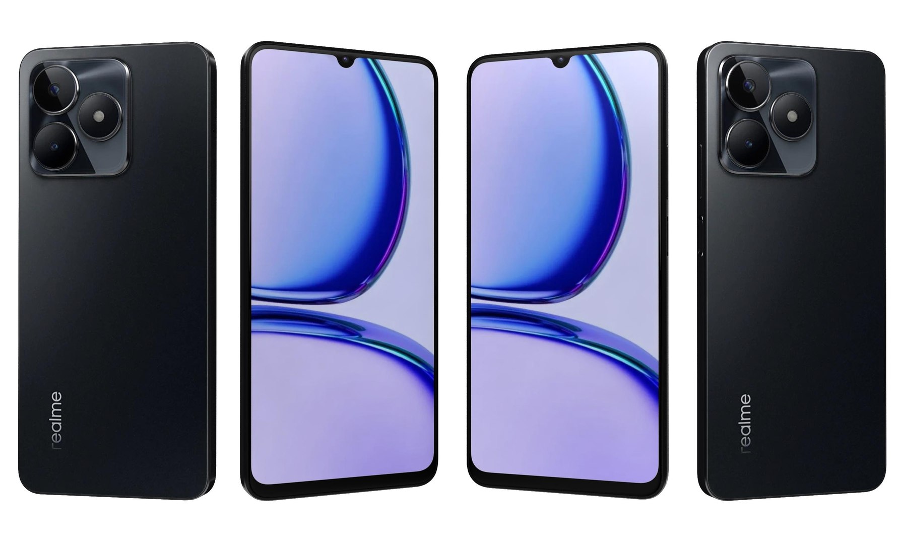 Realme C53 Black And Yellow 3D Model - TurboSquid 2082382