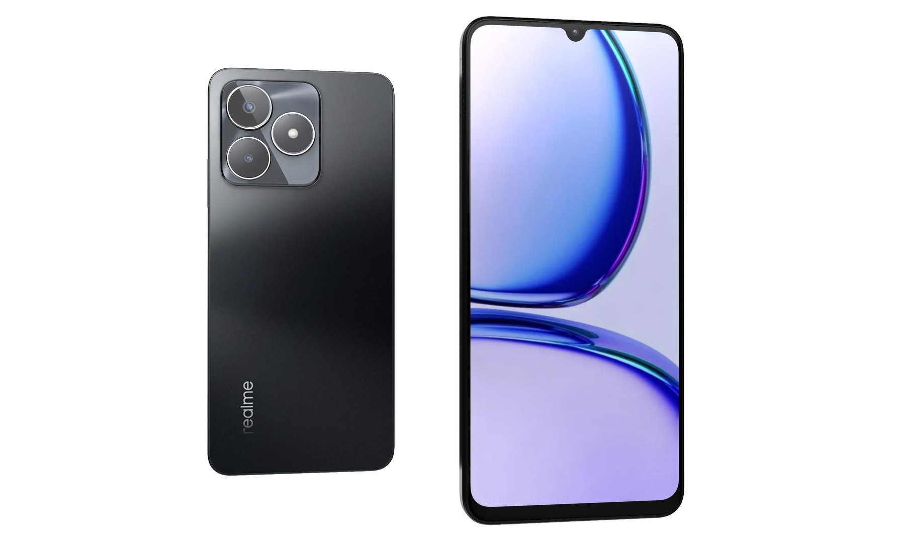 Realme C53 Black And Yellow 3D Model - TurboSquid 2082382