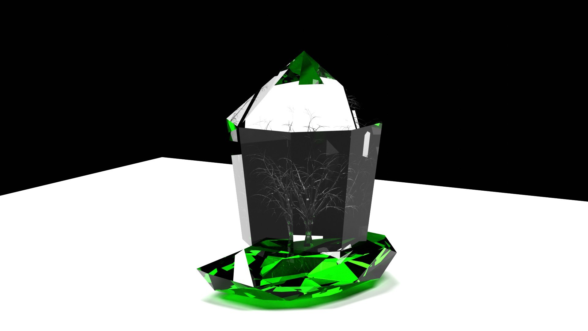 3D Crystal Tree Model - TurboSquid 1911516