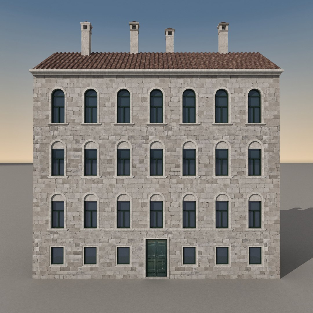 building italian 3d model