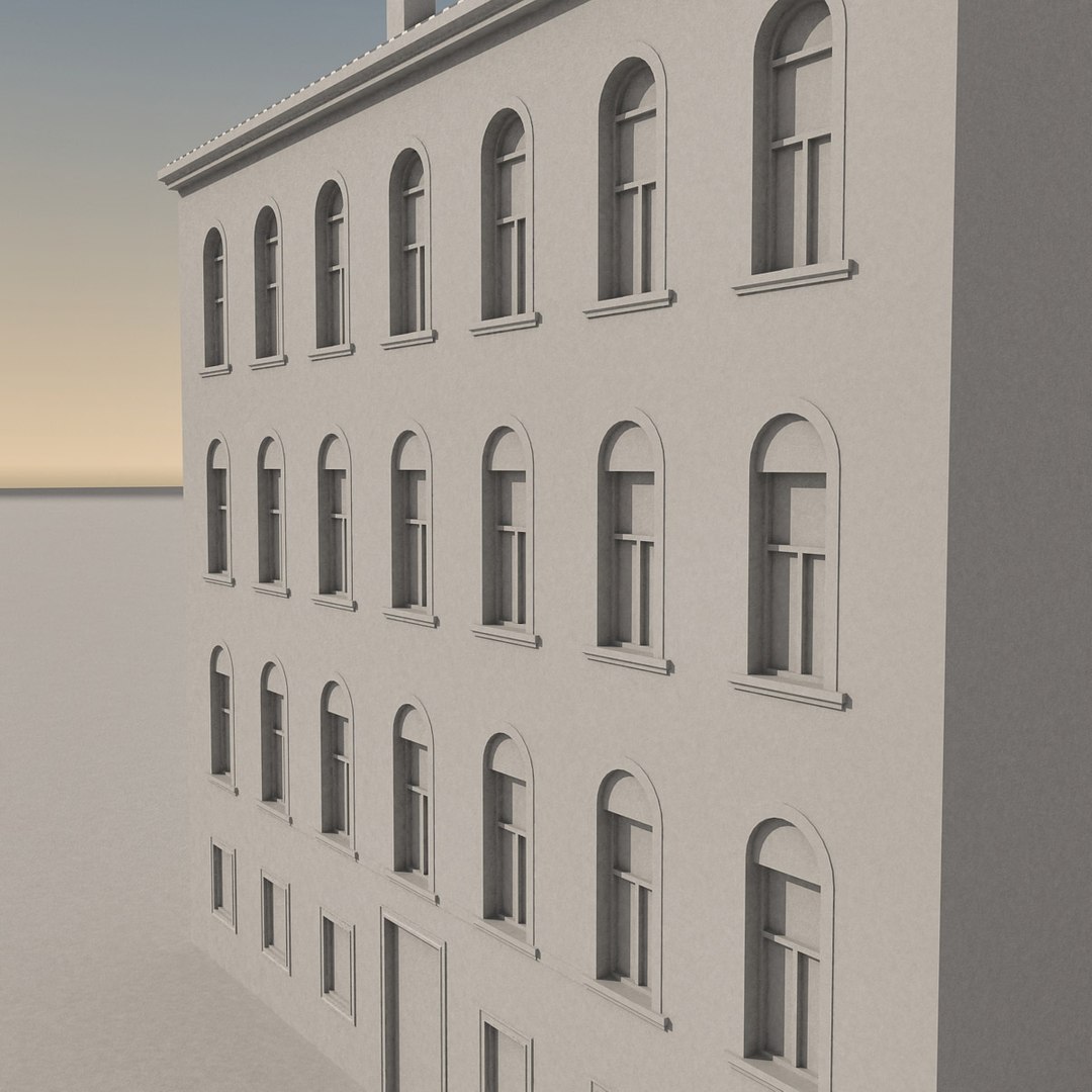 building italian 3d model