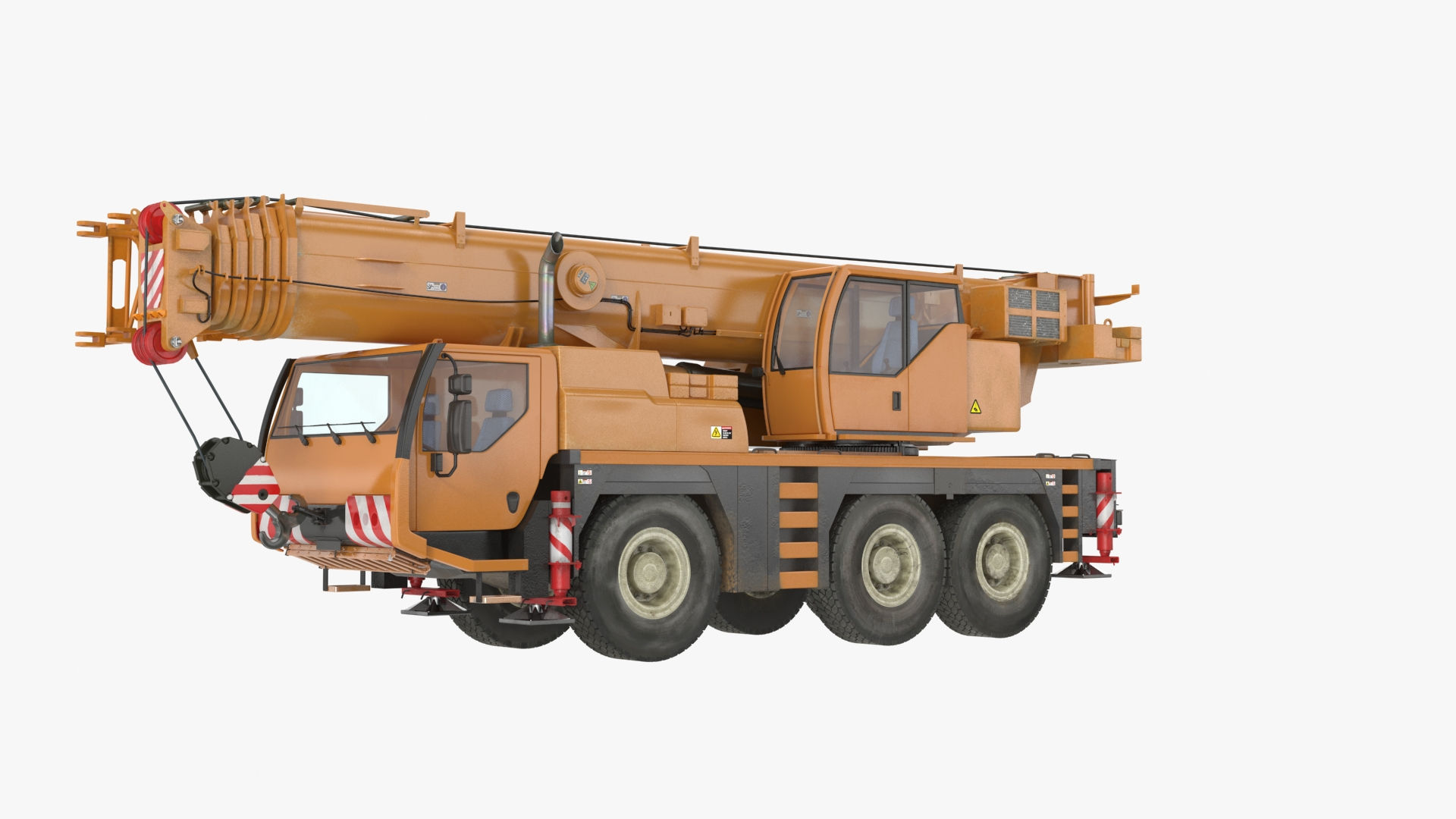 Mobile Crane Construction Vehicle Rigged 3D - TurboSquid 2272714