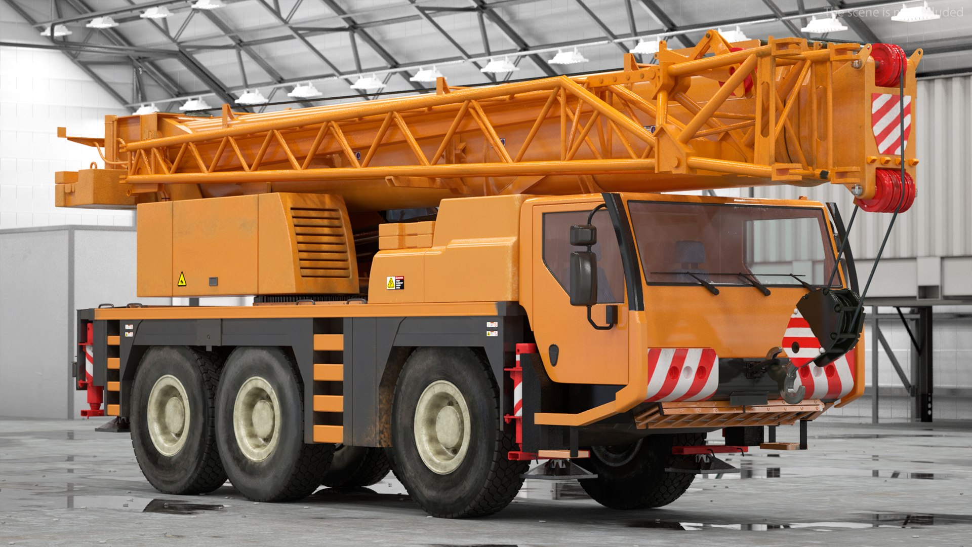 Mobile Crane Construction Vehicle Rigged 3D - TurboSquid 2272714