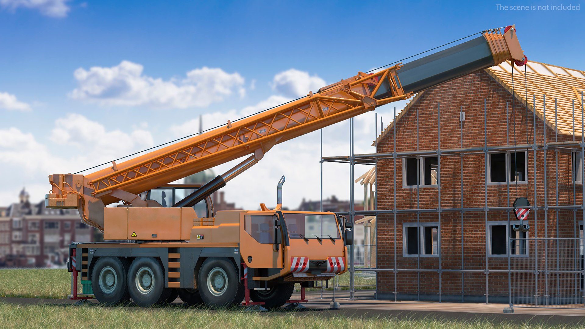 Mobile Crane Construction Vehicle Rigged 3D - TurboSquid 2272714