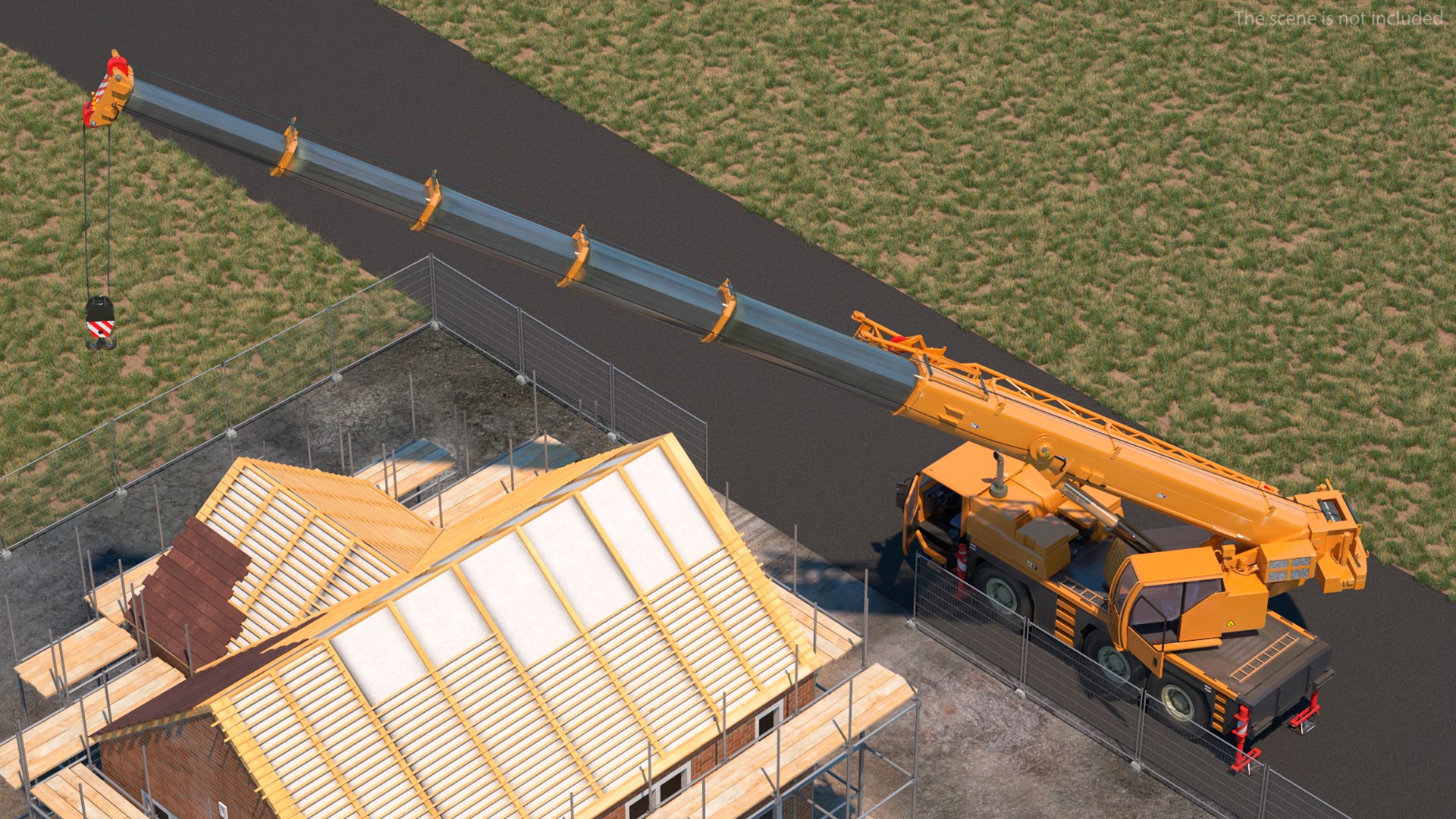 Mobile Crane Construction Vehicle Rigged 3D - TurboSquid 2272714