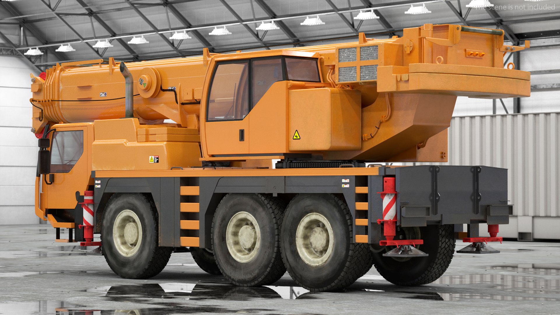 Mobile Crane Construction Vehicle Rigged 3D - TurboSquid 2272714